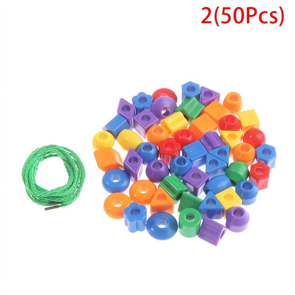 Click here for Generic 50pcs Kids Beads Toys Geometric Stringing... prices