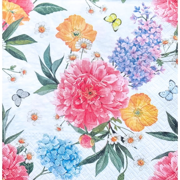 Keep Unique Spring Flower Magnolia Decorative Napkins, Birthday Party ...
