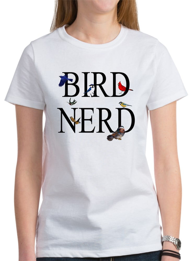 CafePress - CafePress - Bird Nerd Women's T Shirt - Women's Classic T ...