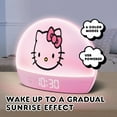 Hello Kitty Sunrise Alarm Clock, Pink, USB Charging, LED Display ...