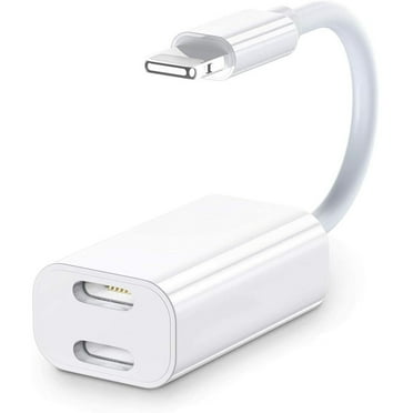 Simyoung Dual Lightning Splitter Adapter, 2-in-1 iPhone Jack Adapter ...