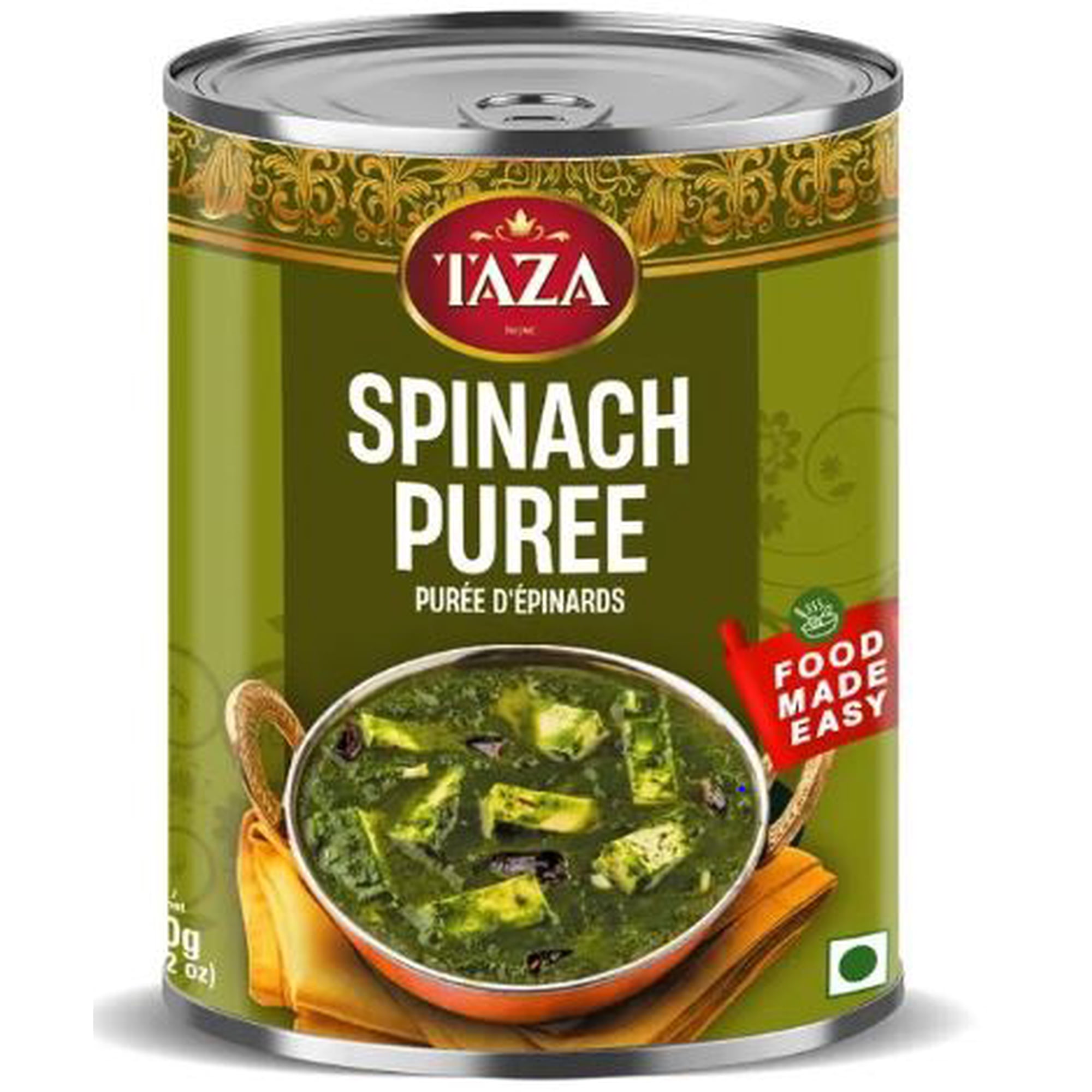 Click here for Taza Food Products Taza Spinach Puree 800g 800g prices