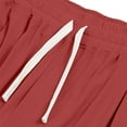 Red Man Spandex Stretchy Pants for Man Pleated Paperbag Straight Leg ...