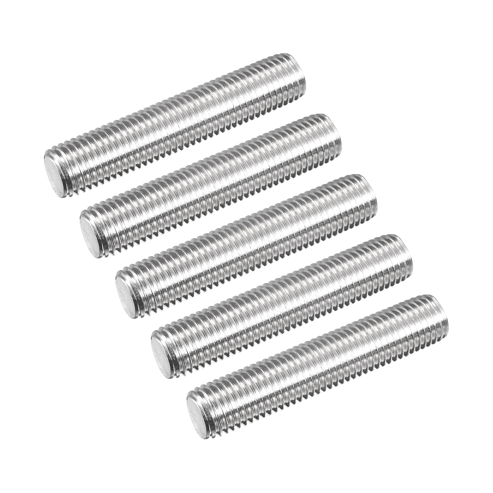 Uxcell Fully Threaded Rod M16 x 80mm 2mm Thread Pitch 304 Stainless ...
