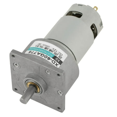 DC Gear Motor, Motor, Large CW/CCW Low Noise DC 12/24 V Wear-Resisting ...