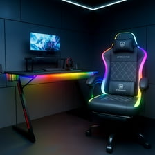 X Rocker Nemesis RGB Bluetooth Audio Gaming Chair with Video Speakers ...
