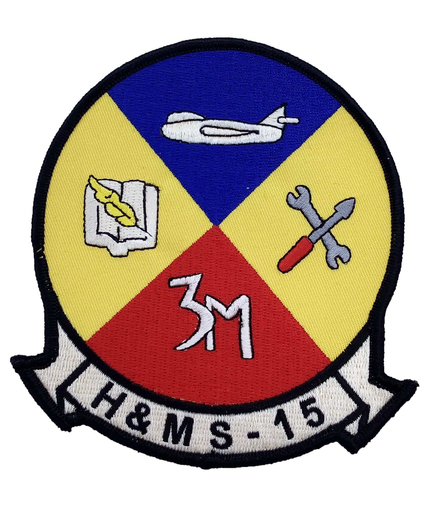Marine Corps HMS 15 Patch - Plastic Backing - Walmart.com