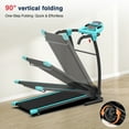 Redliro Folding Treadmill For Home Compact Electric Walking Machine Lcd