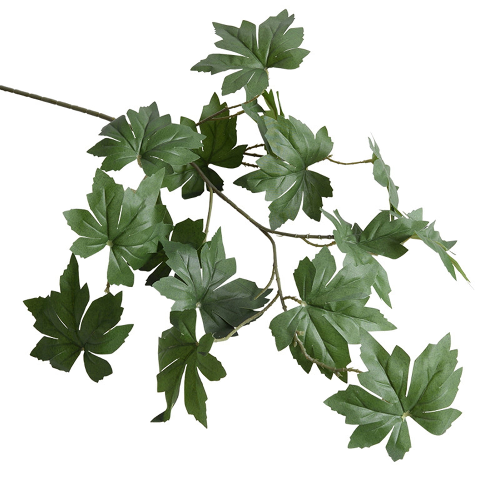 Artificial Greenery Stems Plants Faux Leaf Green Eucalytus Branches ...