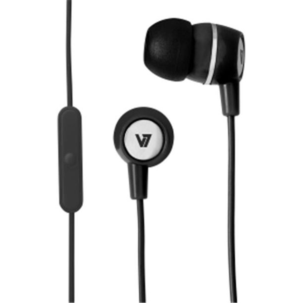 3.5 mm Stereo Earbuds with Inline Microphone - Black - Walmart.ca