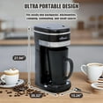 Coffee Machine,Single Serve Coffee Maker,One Cup Coffee Maker with ...