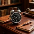 Back to School Essentials,Metal Alarm Clock Classic Desktop Clock with ...
