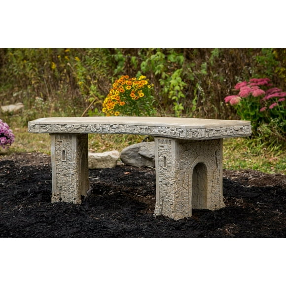 Curved Fire Pit Bench