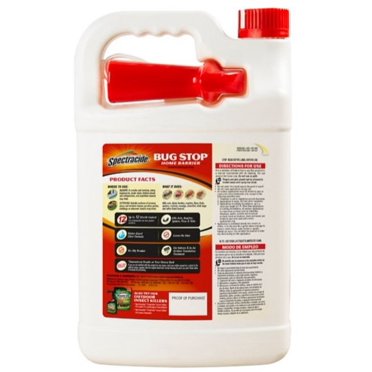 Spectracide Bug Stop Home Barrier, 128 fl oz - Odorless Indoor/Outdoor ...