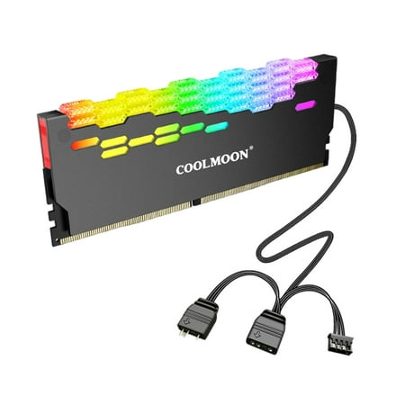 Coolmoon Memory Radiator RGB RAM Memory RGB Cooler; Heatsink Cooling ...