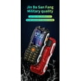 YEEMI Q8 GSM 2G Rugged Phone Big Battery Dual Flashlight 2.4inches HD ...