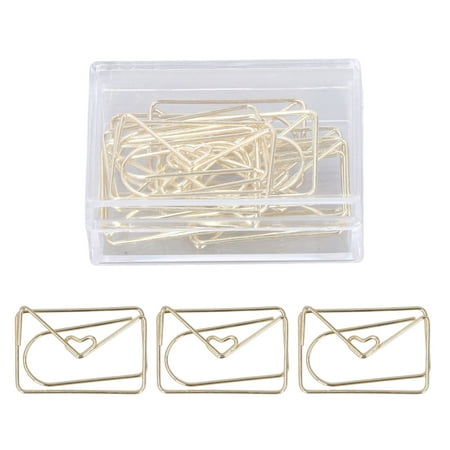 Paper Clips Office, Antislip 100pcs Golden Paper Clips Non Skid Anti ...