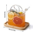 770ml Glass Handbag Cocktail Cup Set – with Tray & Straws, Creative ...