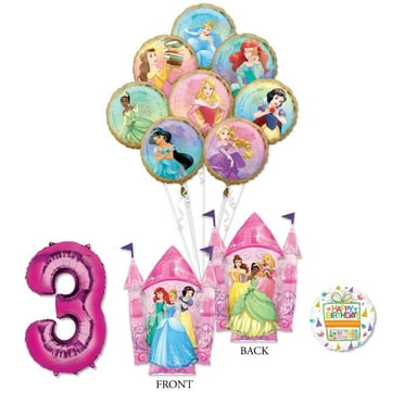the ULTIMATE 14pc Disney Princess BIRTHDAY PARTY Balloons Decorations ...