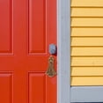 BESTYASH Front Door Knocker in Golden Zinc Alloy with Simple Design and ...