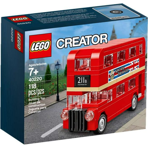 Creator Double Decker London Bus Set LEGO 40220 - Walmart.com - Walmart.com