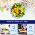 JOLLY CHEF Disposable Paper Bowls, 20 oz, Microwave Safe, Patterned ...