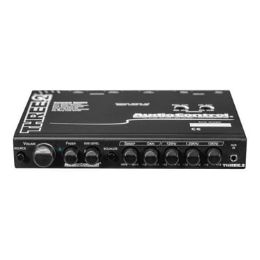 AudioControl Three.2 In-Dash Equalizer/Crossover with AUX Inputs ...