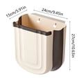weibbin Wall Mounted Foldable Trash Can Hanging Plastic Telescopic ...
