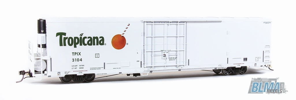 BLMA Models 52736 HO TROPICANA 64' Reefer #3193 - Walmart.com