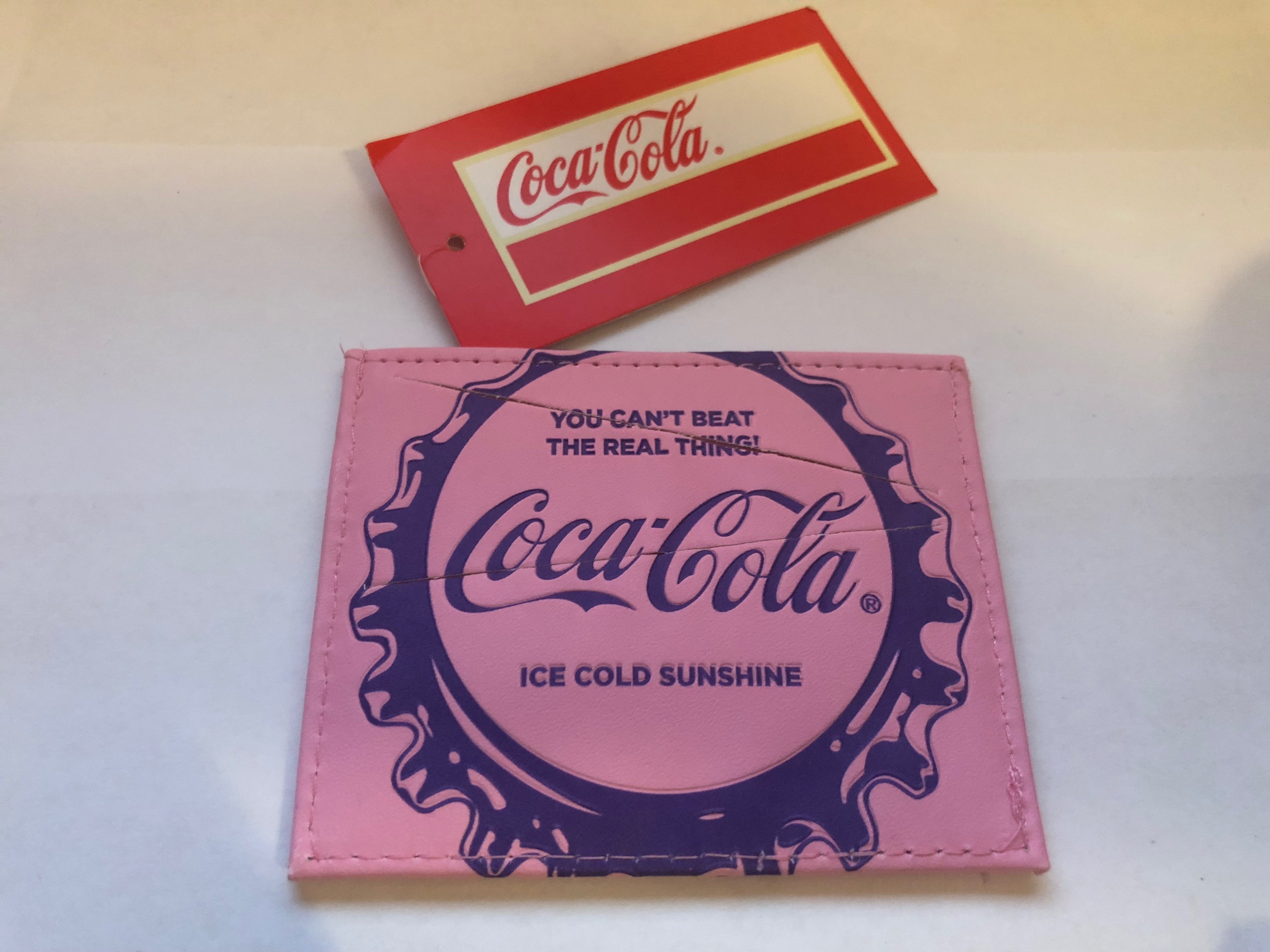 Authentic Coca Cola Coke Pin Bottle Cap ID Case New with Tags - Walmart.com