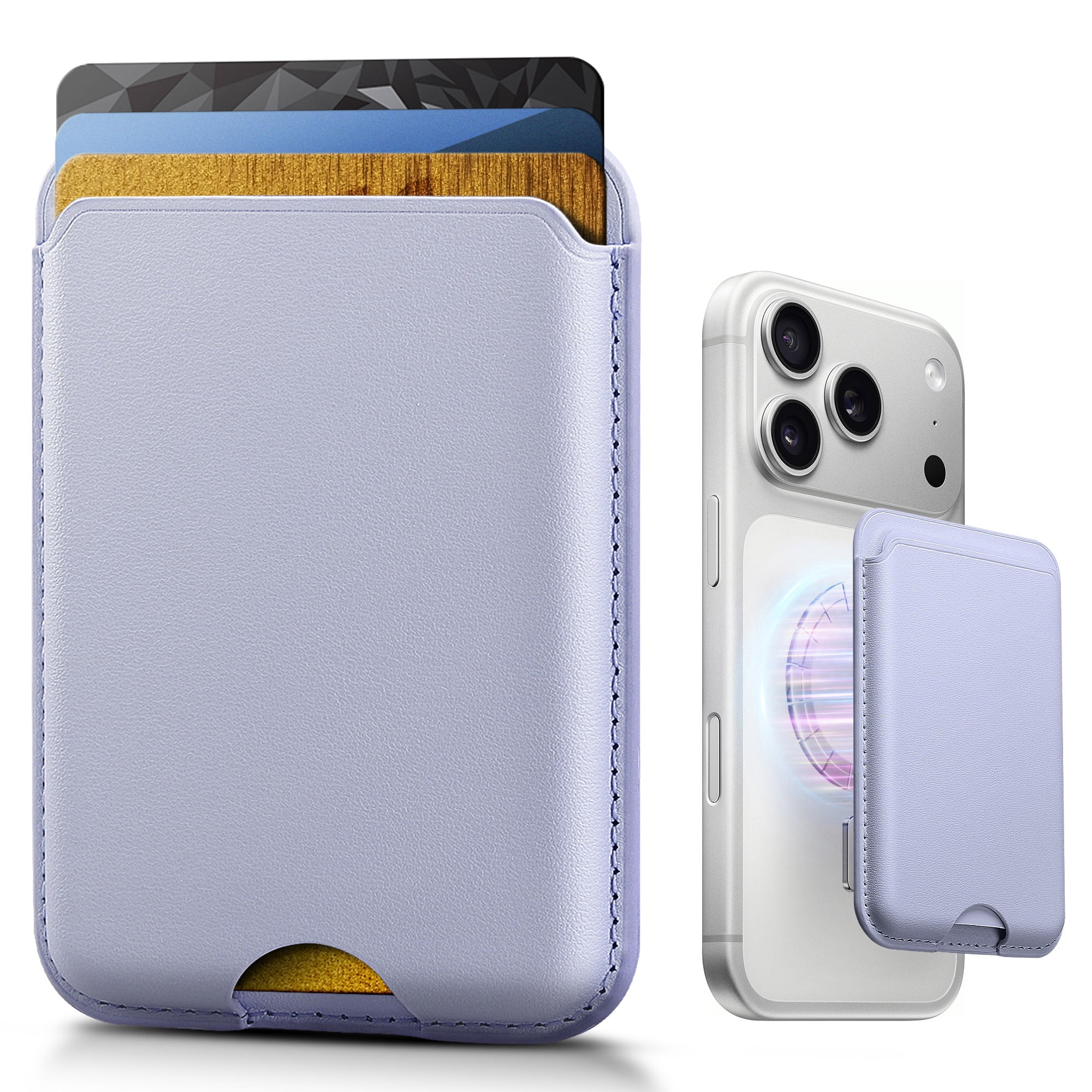 Magnetic Card Holder for iPhone, 3500Gs Strong Wallet with RFID ...