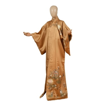DEAR VANILLA Authentic Traditional Japanese Homongi Kimono for Women ...