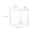Convenient Sturdy Acrylic Storage Jars Set Ideal For Organizing Makeup ...