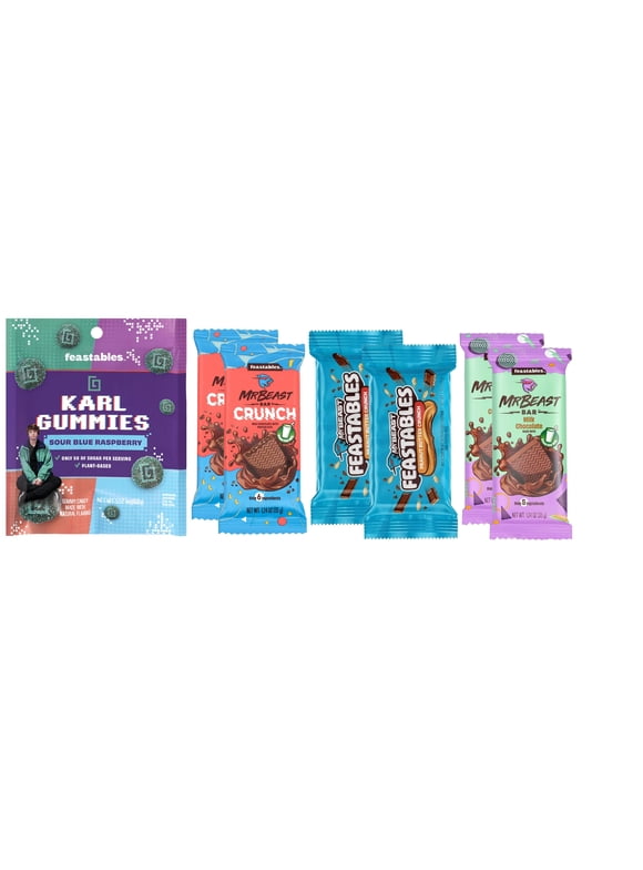 Feastables Chocolate Bars in Chocolate - Walmart.com