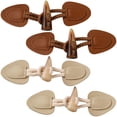 8Pcs 2 Colors Resin Button PU Leather Horn Toggle Button Sewing ...