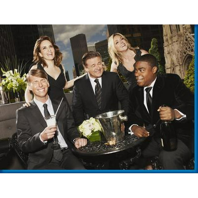 30 Rock Metal Sign 8inx 12in Art Print on Metal 8x12 Multi-Color Square ...