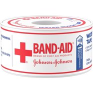 Band-Aid Brand Waterproof Adhesive Tape, 1 Inch by 10 Yards, Extra ...