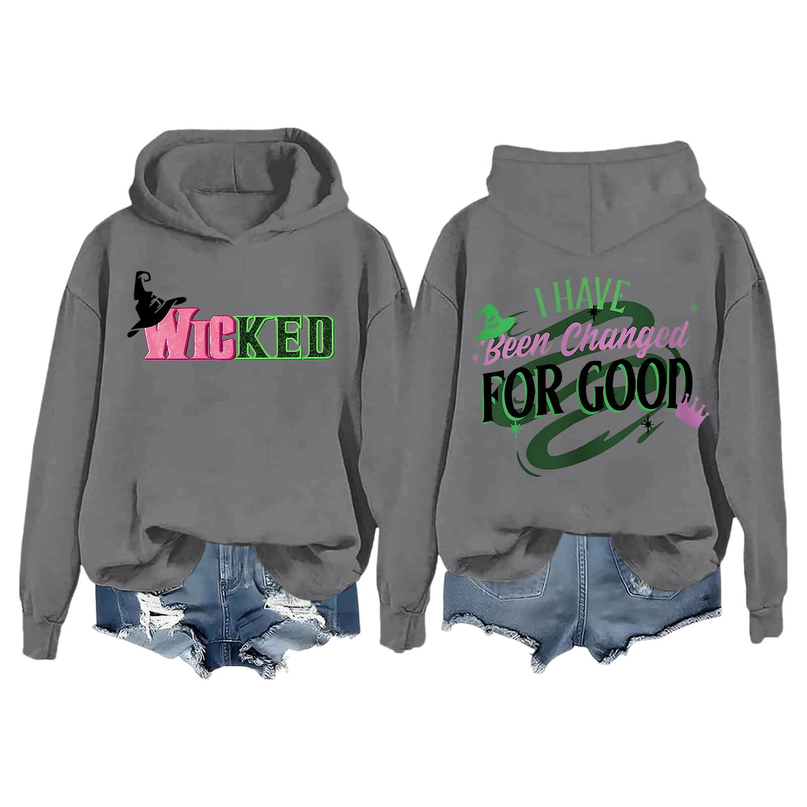 Click here for Fiaer Witch & Princess Sweatshirt Women Wicked Gra... prices