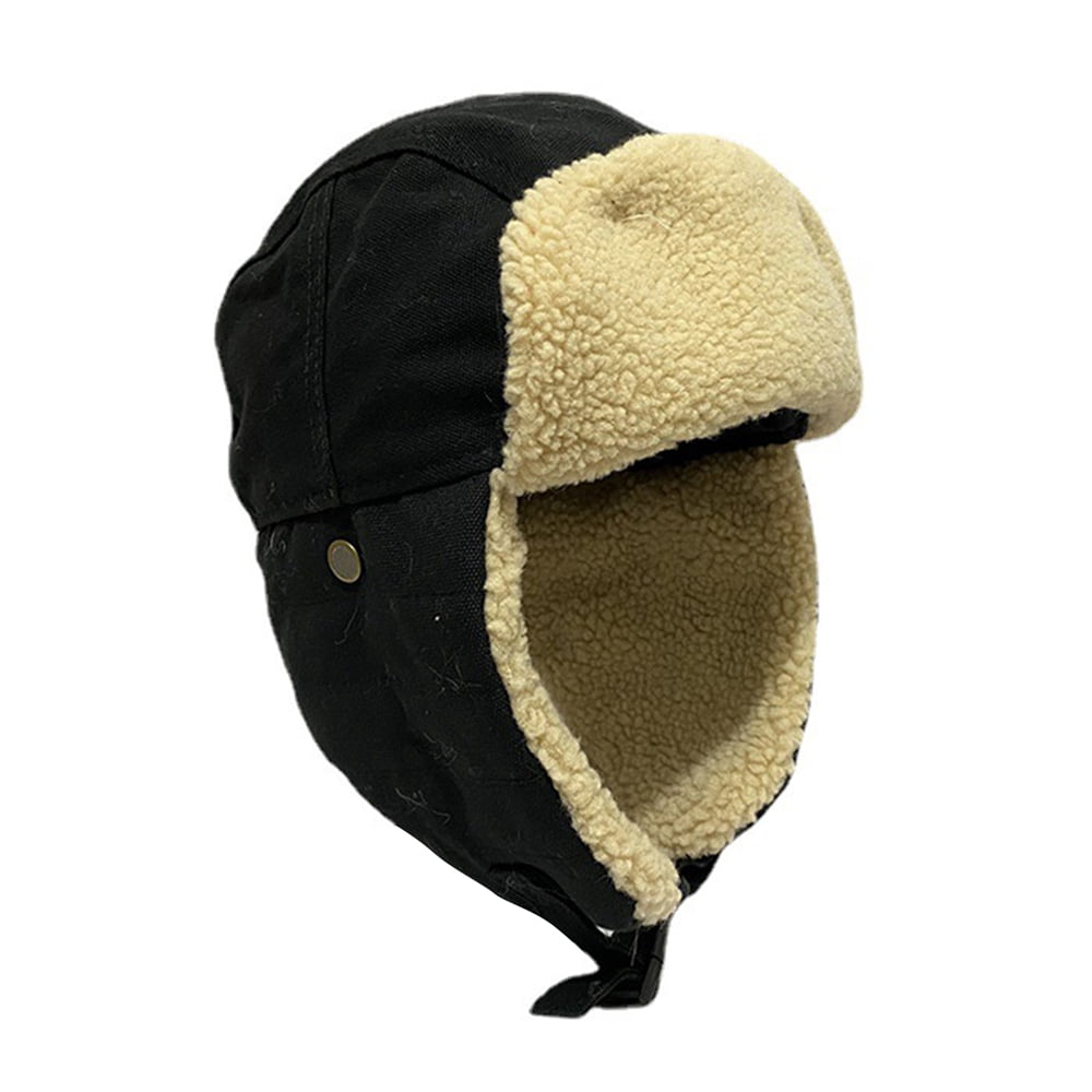 Buy Warm Trapper Hat for Men Winter Russian Hats Ushanka Hunting Hat ...