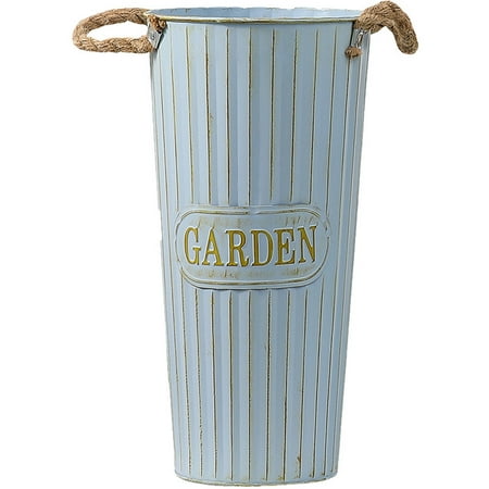 Retro old iron flower bucket iron bucket flower shop dried flower ...