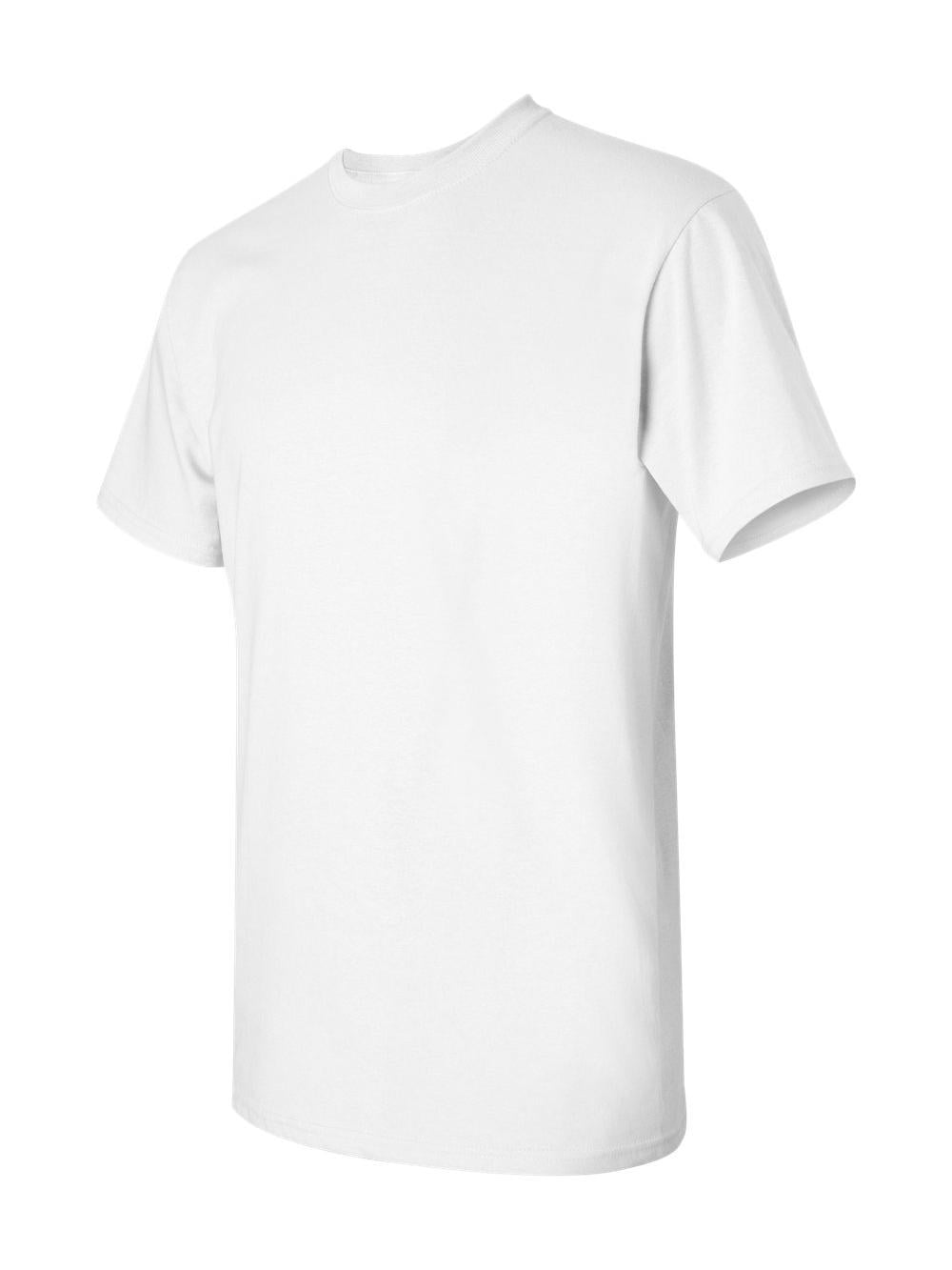 Gildan - Heavy Cotton T-Shirt - 5000 - White - Size: L - Walmart.com