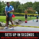 Franklin Sports Retractable Driveway Barrier – Visual Safety Barrier ...