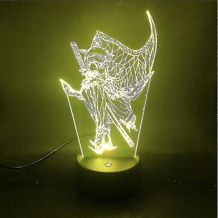 Demon Slayer 3d Small Night Lamp Kochou Shinobu Colorful Led Night ...