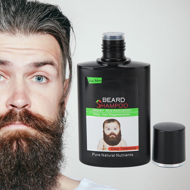 Shampoo 100ml Men Beard Wash Shampoo Mustache Deep Cleaning Shampoo ...
