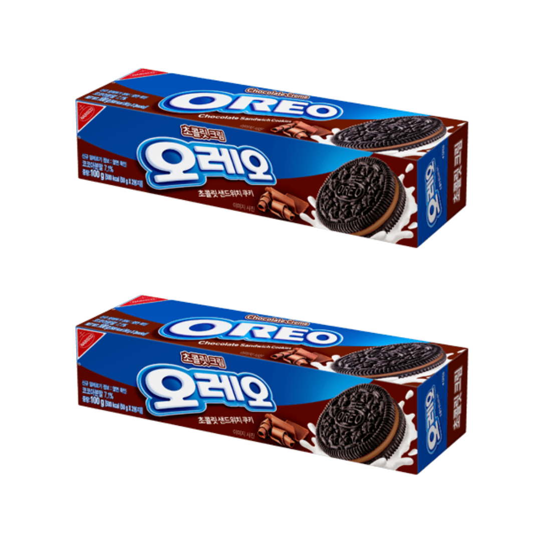Korean Oreo Cookies Variety Pack - Chocolate Cream, Strawberry Cream ...
