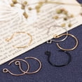 40pcs 4 Colors Ear Hooks Stainless Steel Ear Wire for DIY Earring Loop ...