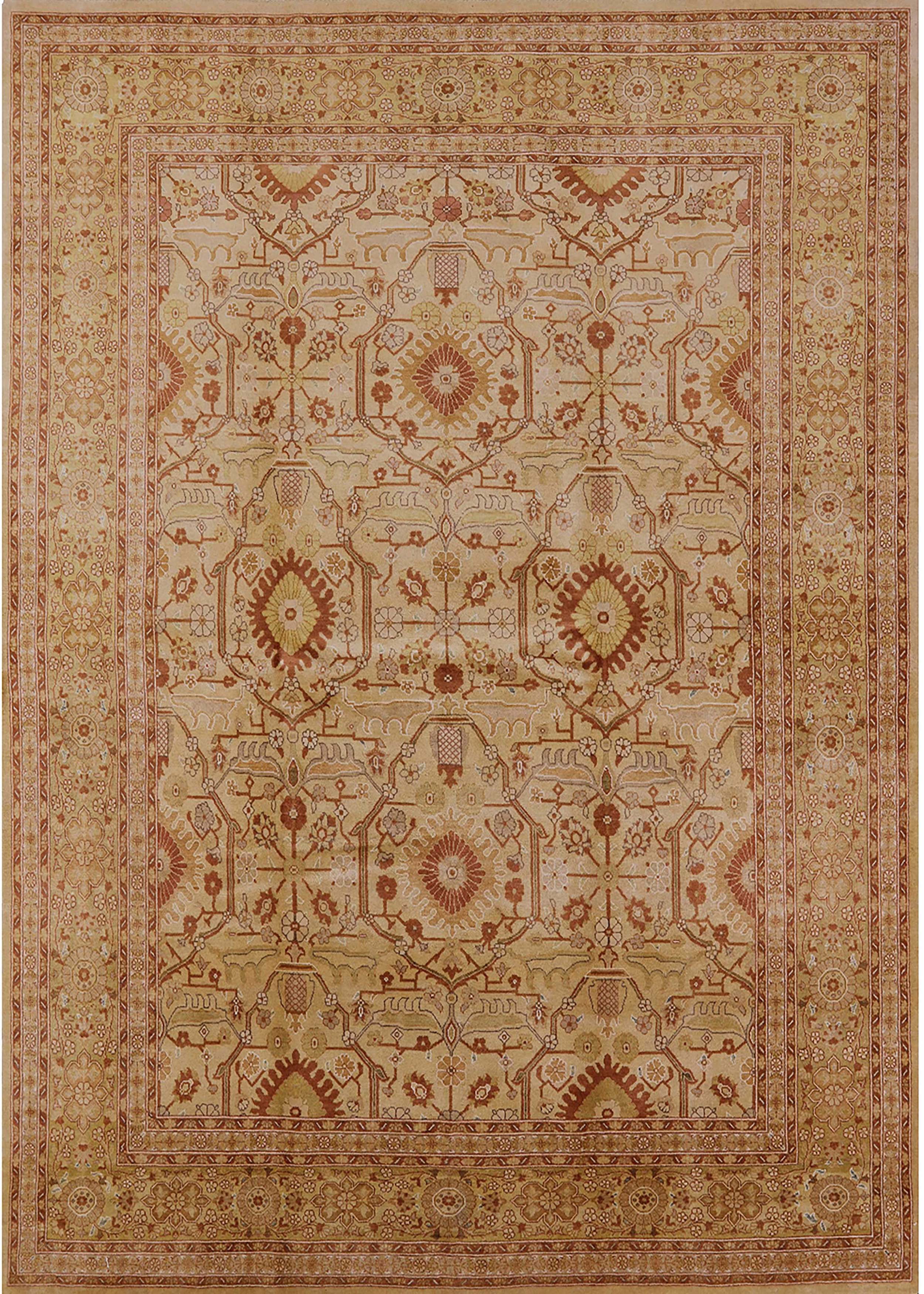 Ahgly Company Indoor Rectangle Mid-Century Modern Brown Sand Brown ...