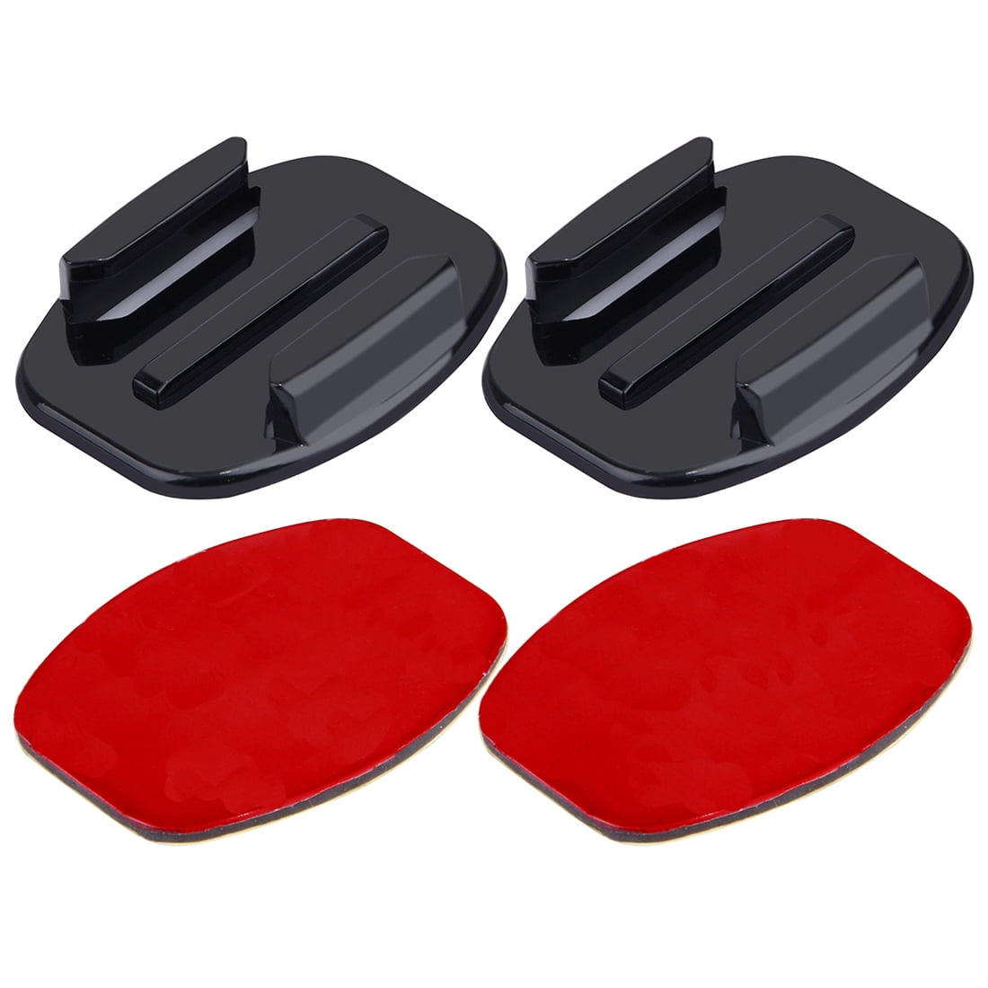 PULUZ 2 Flat Surface Mounts + 2 Adhesive Mount Stickers for PULUZ ...
