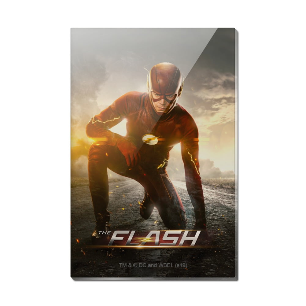 The Flash TV Series Flash Kneeling Rectangle Acrylic Fridge ...