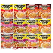 Maruchan Ramen Instant Cup Noodles 12 Count - 6 Hot & Spicy Chicken ...